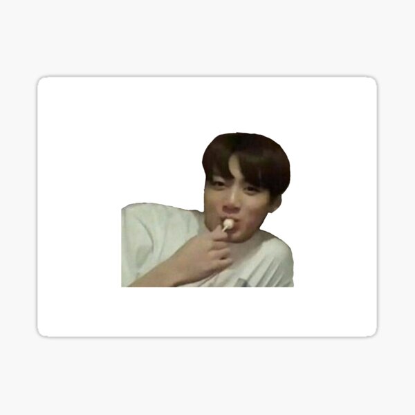 "Jungkook meme" Sticker for Sale by nicholewright | Redbubble