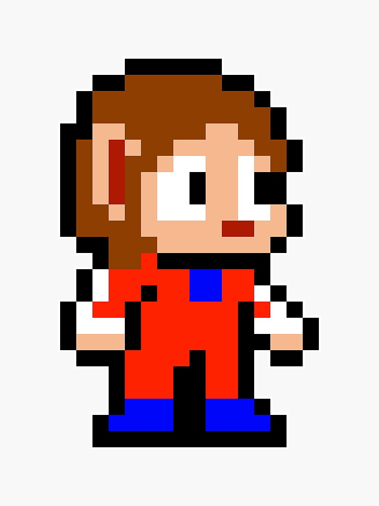 "8-Bit Boy" Sticker for Sale by HelluvaDallas | Redbubble