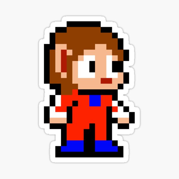 "8-Bit Boy" Sticker for Sale by HelluvaDallas | Redbubble