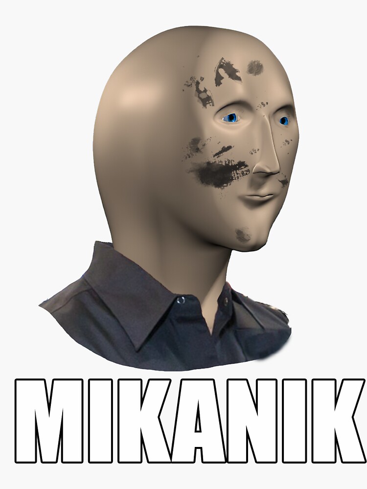 "Father's Day Mannequin Meme - Mechanic" Sticker for Sale by ...