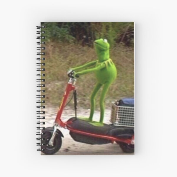 "Kermit the frog meme" Spiral Notebook by Haya20 | Redbubble