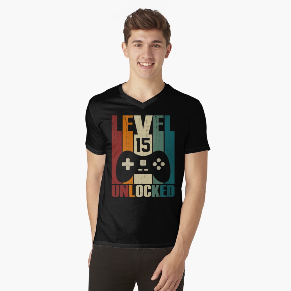 "Level 15 Unlocked 15th Birthday Gift 15 Years Old Vintage 2005 Video ...