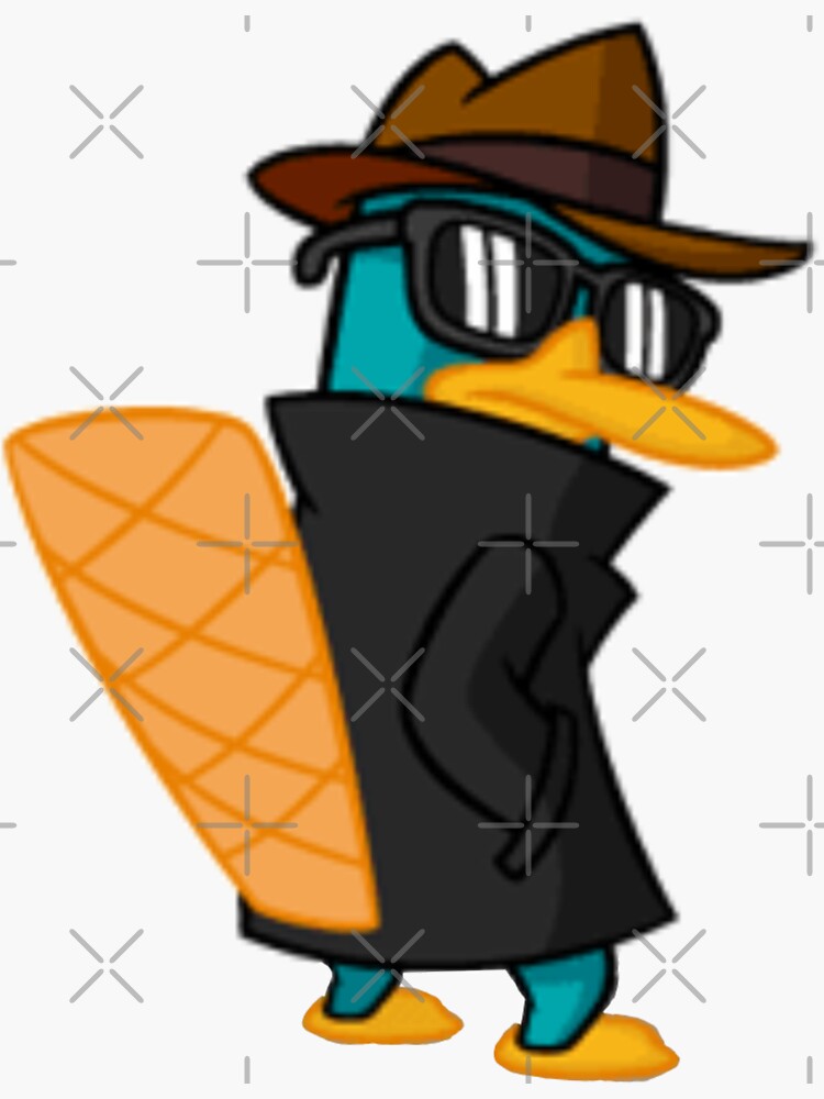 "cool agent p" Sticker for Sale by harryurb | Redbubble