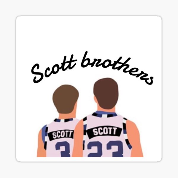 "one tree hill scott brothers" Sticker by swanspirate520 | Redbubble