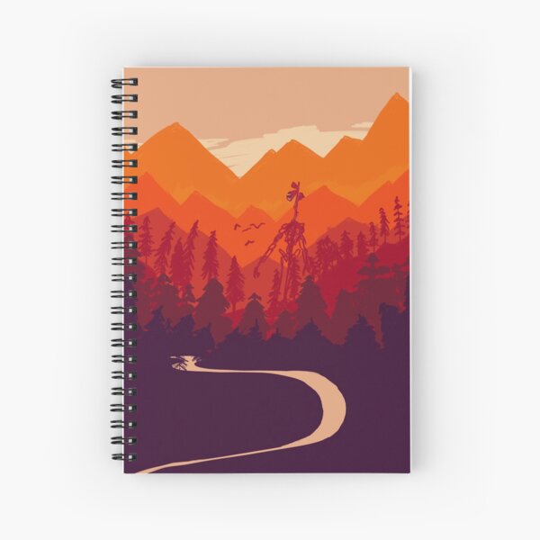 "Firewatch Siren Head" Spiral Notebook for Sale by saevionix | Redbubble