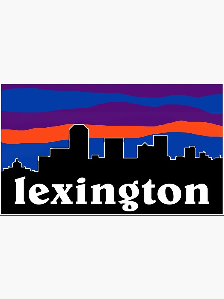 "Lexington Kentucky Logo" Poster for Sale by logancouch3 | Redbubble