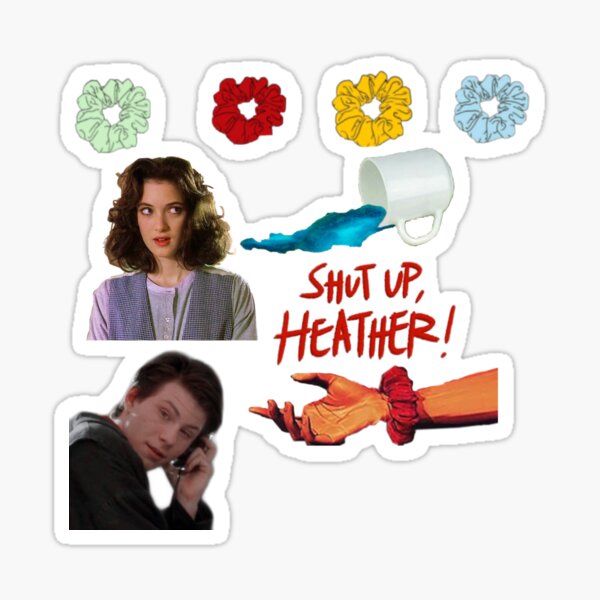 "heathers collage" Sticker for Sale by PascalesStuff | Redbubble
