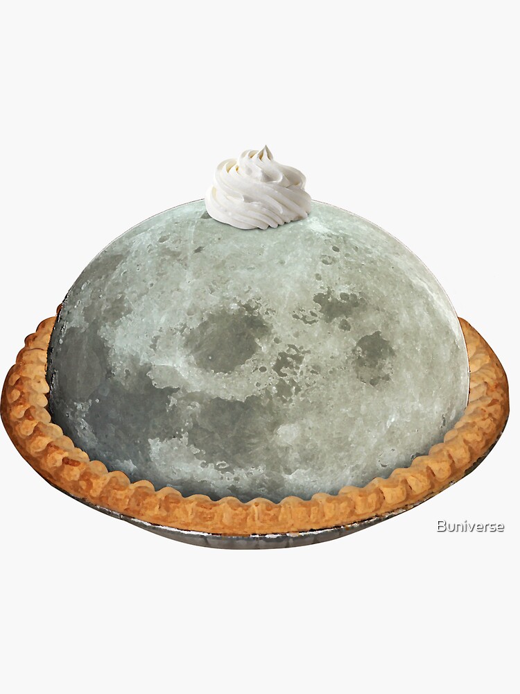 "Moon Pie" Sticker for Sale by Buniverse | Redbubble