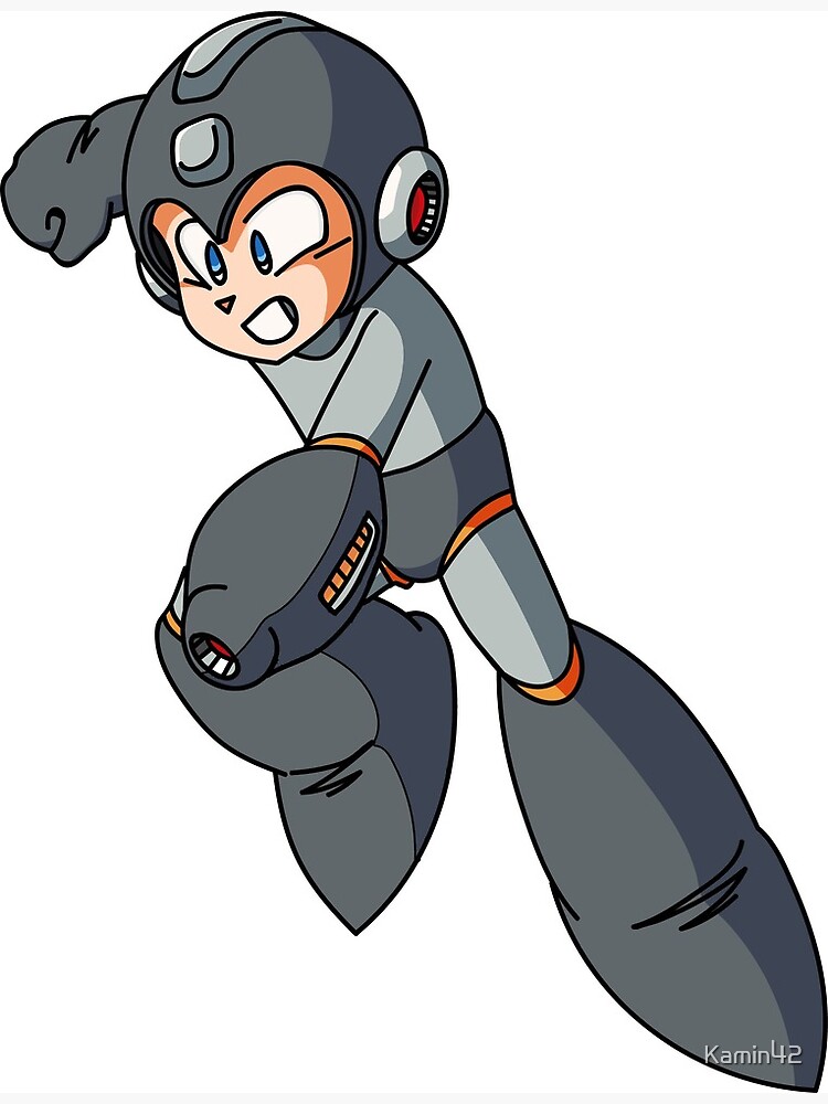 "Mega Man - Block form" Art Print for Sale by Kamin42 | Redbubble