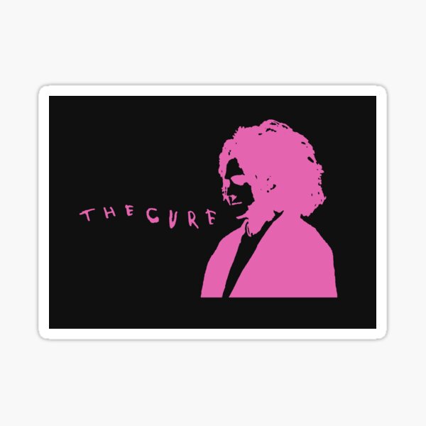 "The Cure Pink " Sticker for Sale by JakeMcElroy2000 | Redbubble