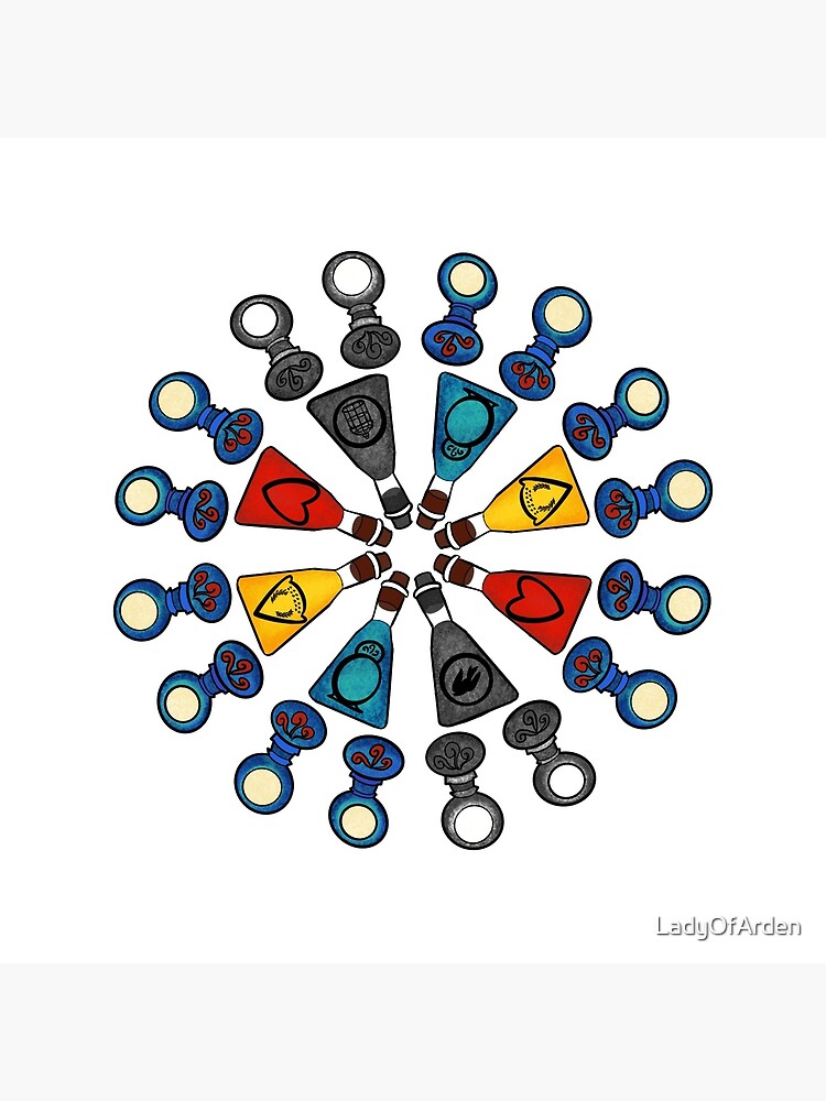 "Bioshock Infinite Infusions & Salts Radial" Canvas Print by ...