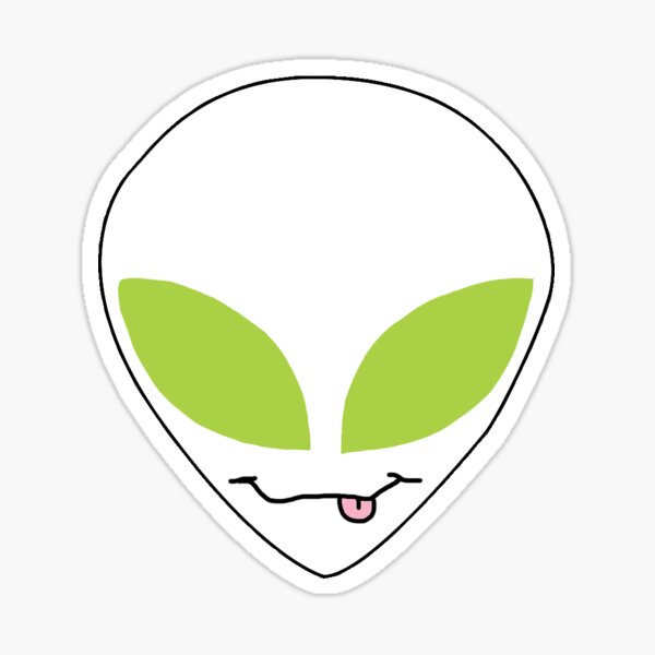 Alien Tongue Stickers | Redbubble