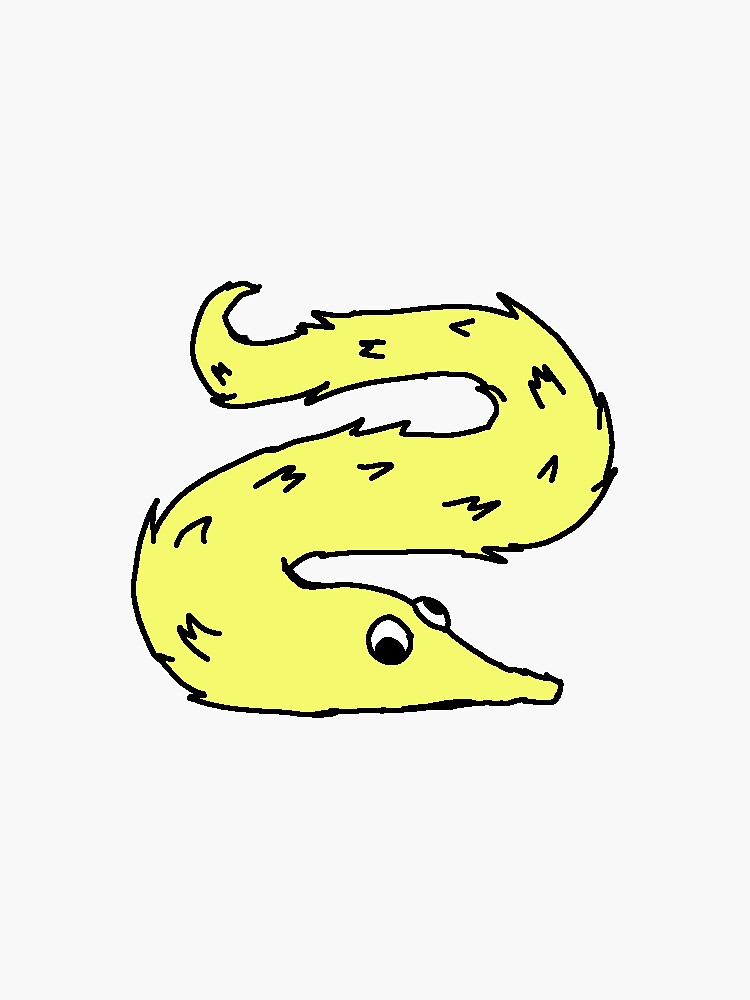 "worm: off the string!" Sticker by Maks-art- | Redbubble