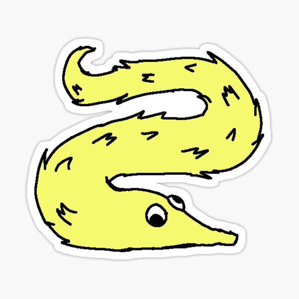 "worm: off the string!" Sticker by Maks-art- | Redbubble