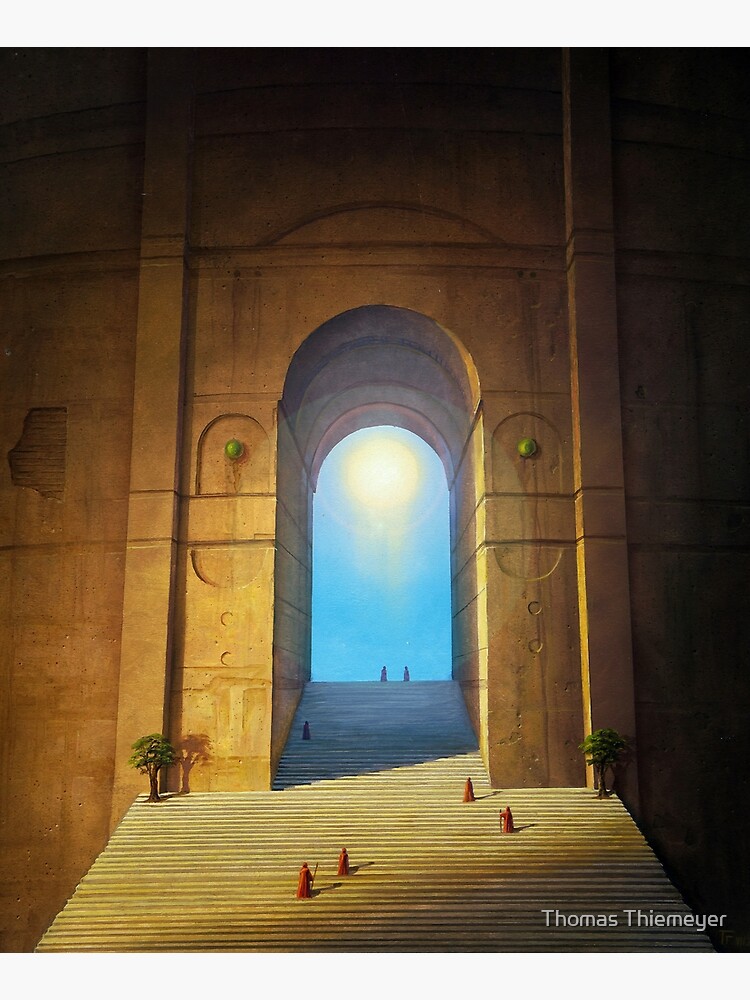 "Gate of Wisdom" Mounted Print for Sale by TThiemeyer | Redbubble