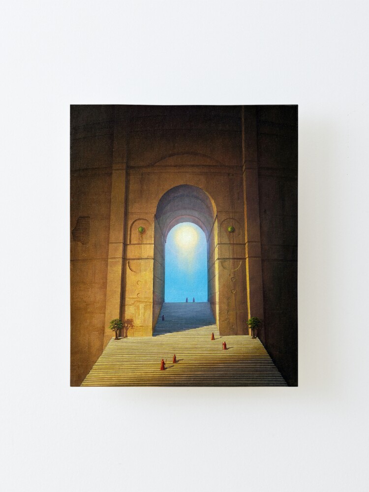 "Gate of Wisdom" Mounted Print for Sale by TThiemeyer | Redbubble