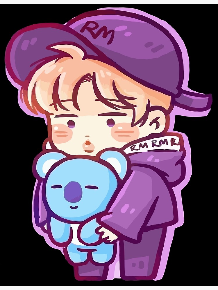 "BTS RM Kim Nam joon Chibi" Photographic Print for Sale by Kenramirez ...