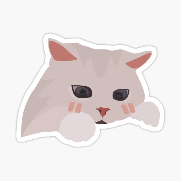 "Peek!" Sticker by joletadesign | Redbubble
