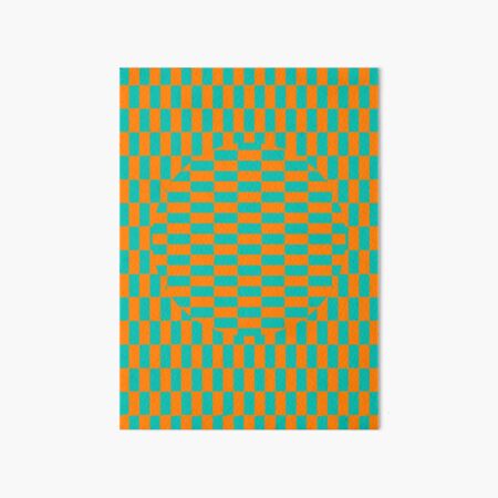 "Color Vibration Illusion Design" Art Board Print by austinstaulcup ...