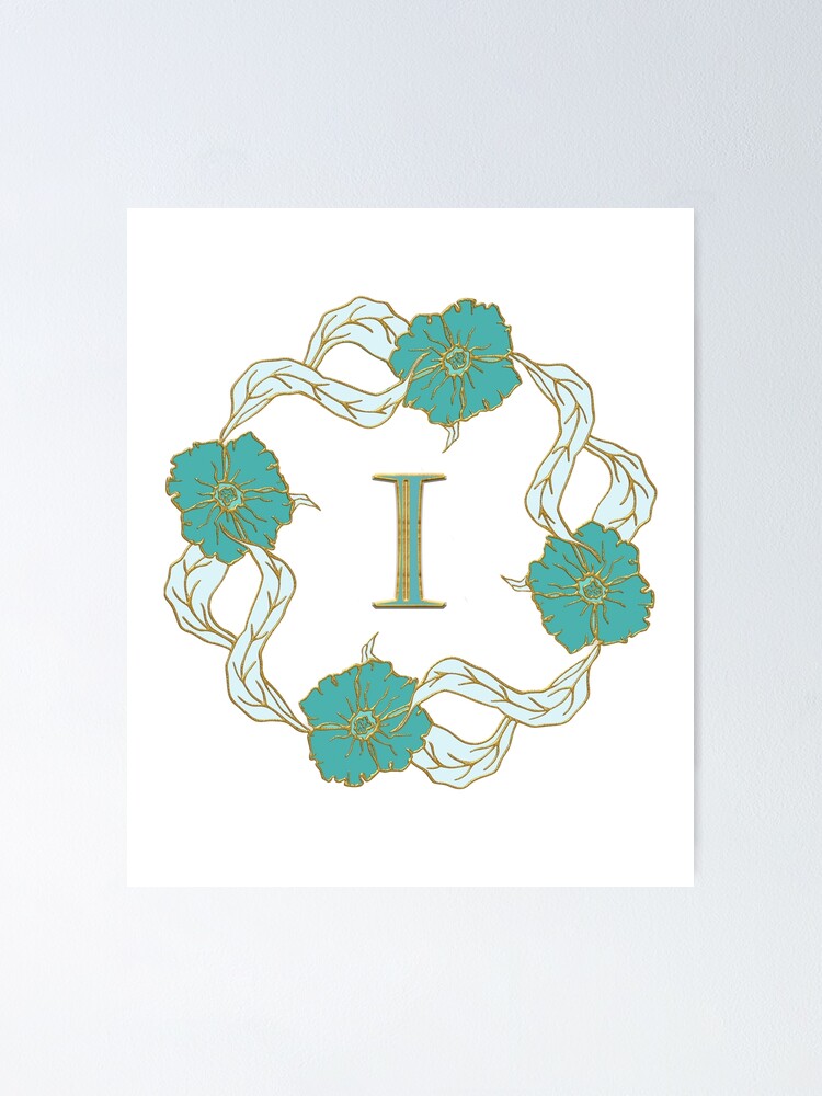 "Alphabet Letter I Design" Poster by profadi2 | Redbubble