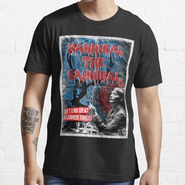 "Hannibal the Cannibal - Vintage B-Movie Poster" T-shirt for Sale by ...