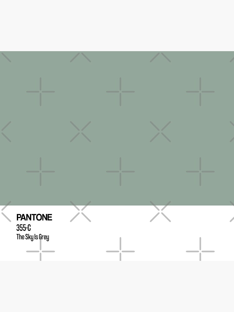 "Pantone - The Sky Is Grey" Poster by HouseofBalloon | Redbubble