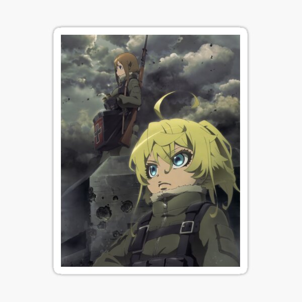 "Youjo Senki / Tanya" Sticker by -Jose-123 | Redbubble