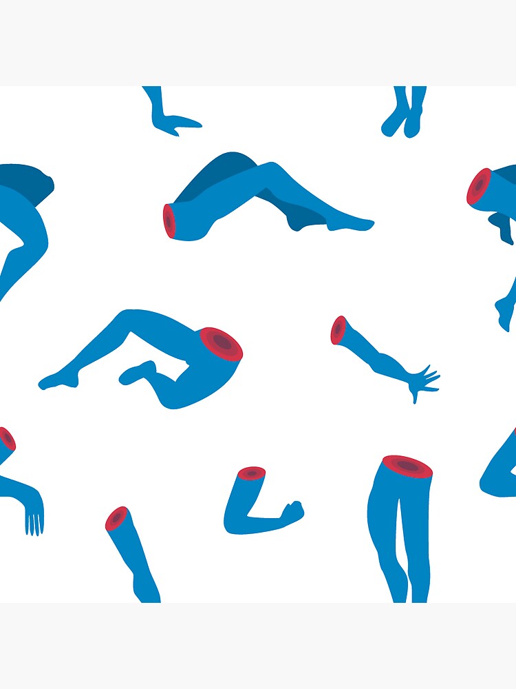 "body parts patterns" Sticker for Sale by iiffy | Redbubble