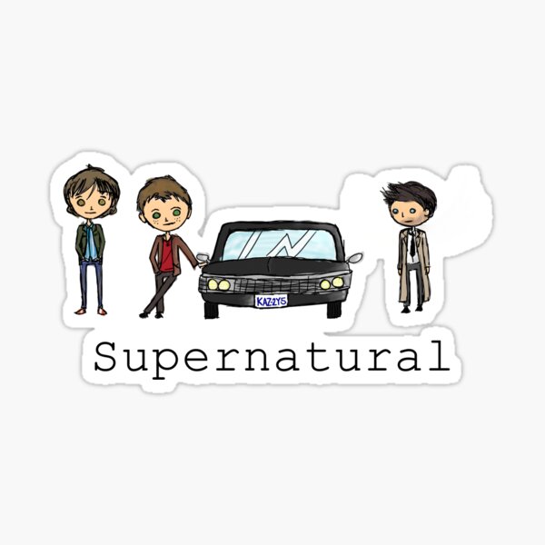"Supernatural" Sticker for Sale by zuzukh | Redbubble