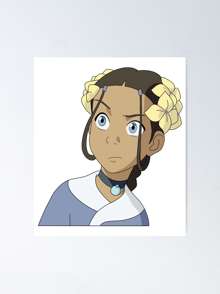 "flower crown katara from avatar!" Poster by gwynethc | Redbubble