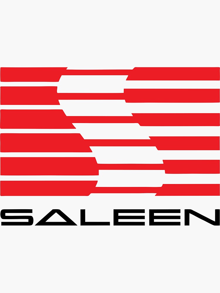 "Saleen Logo 1" Sticker for Sale by makruflakula | Redbubble