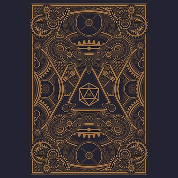 "Steampunk Mechanical Polyhedral Dice Natural 20" Tote Bag for Sale by ...