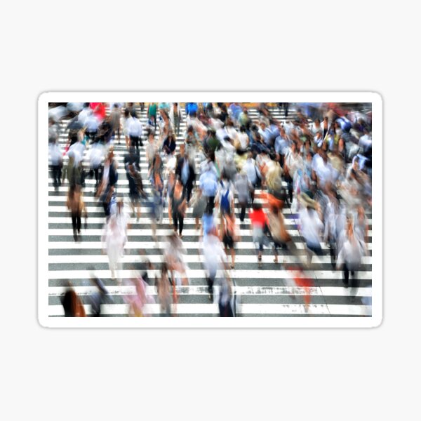 "pedestrian" Sticker by RayLagerfeld | Redbubble