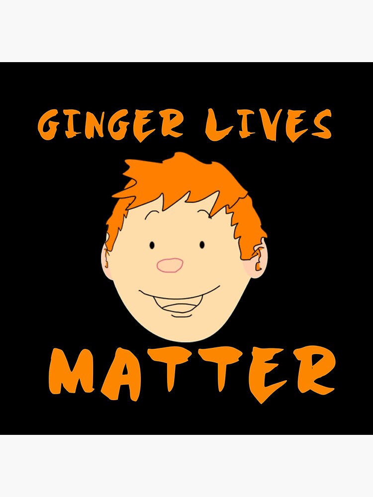 "Ginger Lives Matter, Ginger And Proud" Throw Pillow by websaver ...