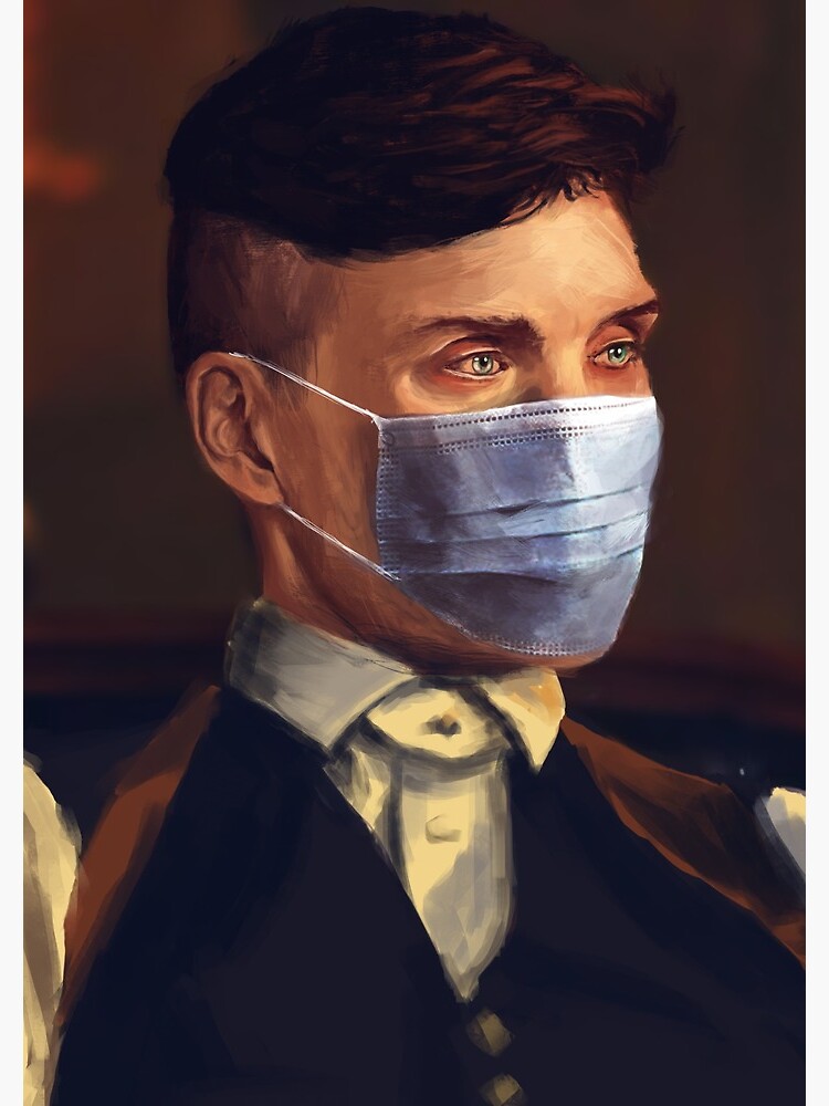 "Tommy Shelby Peaky Blinders Mask" Spiral Notebook by Doriartist ...