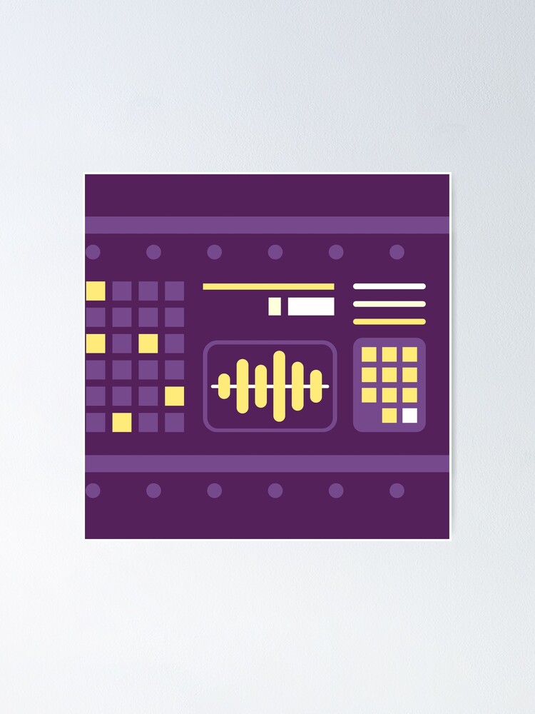 "Science Fiction Computer Console v2" Poster by TommyEDesign | Redbubble