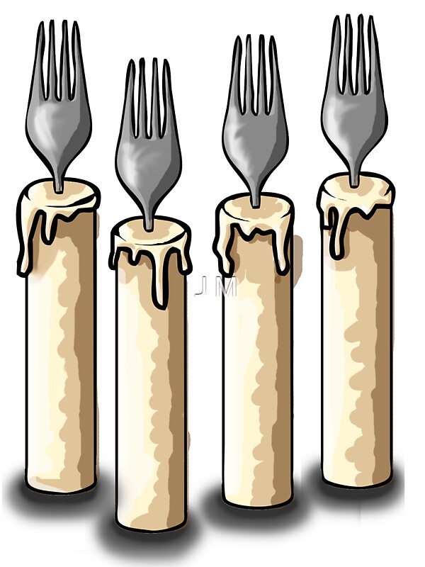 "Fork Handles / Four Candles | Two Ronnies T-Shirt" Stickers by J M ...