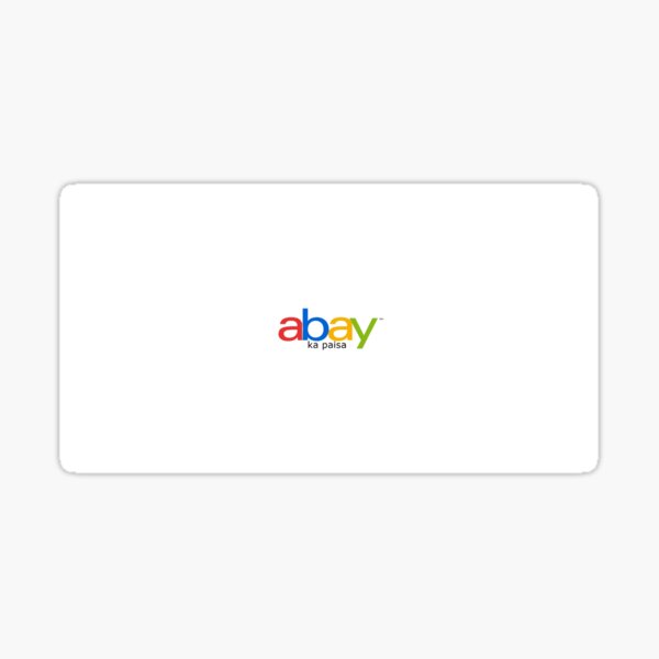 "ebay logo reimagined" Sticker for Sale by LocoLasagne | Redbubble