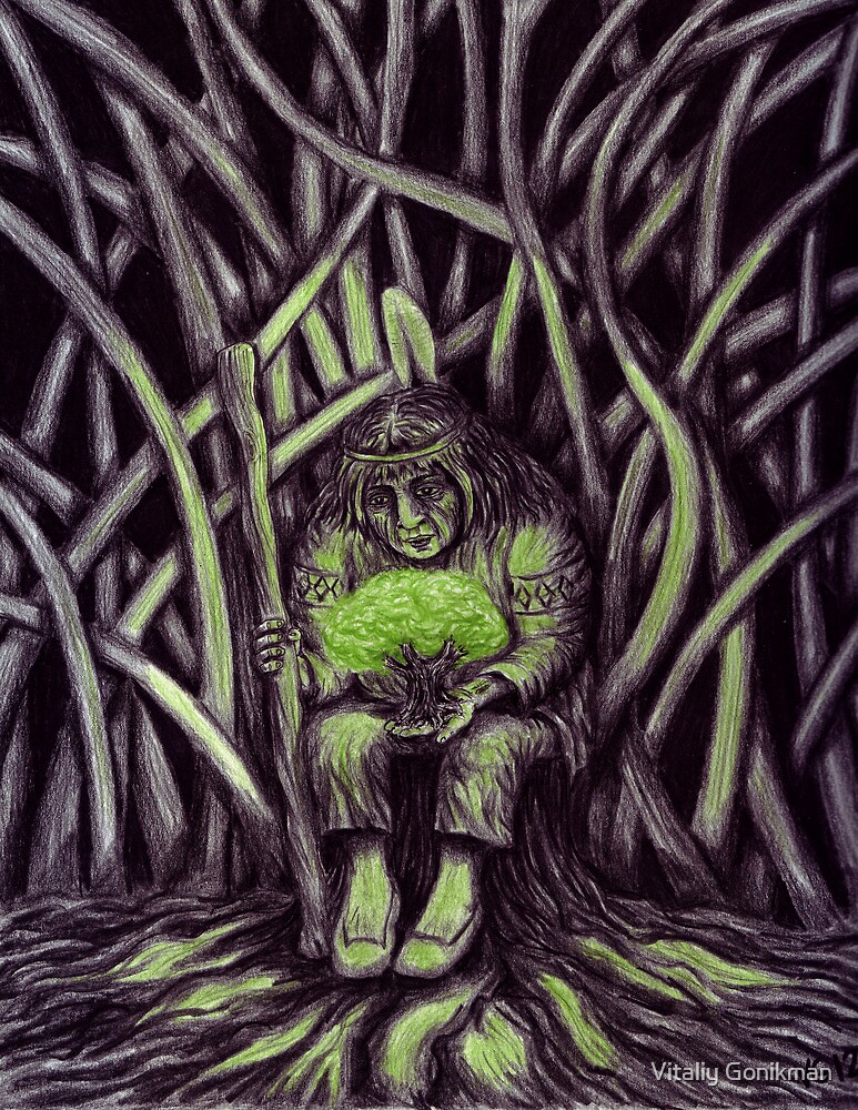 "Glow of Life surreal pen ink and colored pencils drawing" by Vitaliy ...