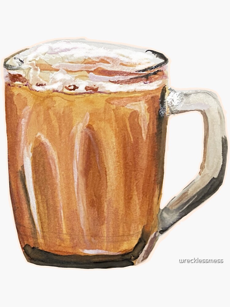 "Teh Tarik Watercolour" Sticker for Sale by wrecklessmess | Redbubble