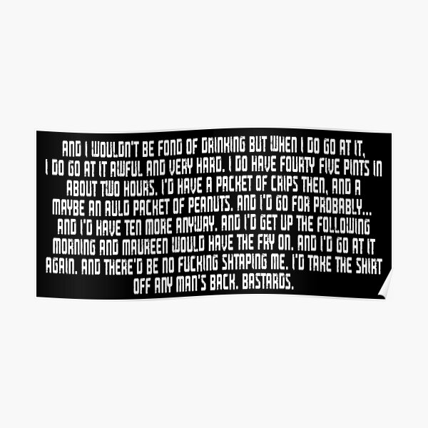 "Pintman, Paddy Losty" Poster by annija-gr | Redbubble