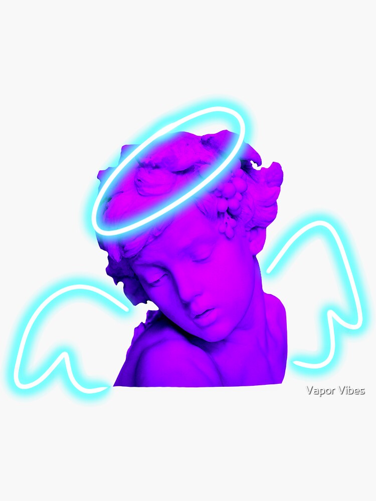 "Vaporwave Angel" Sticker by Jackdavis415 | Redbubble