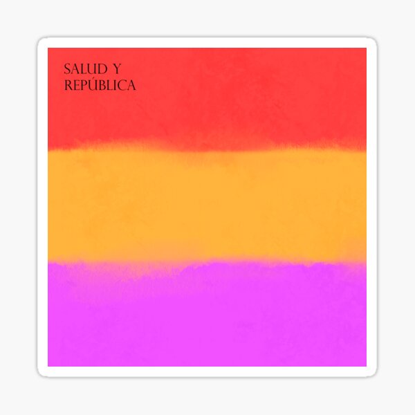 "Second Republic flag" Sticker for Sale by tessketcher | Redbubble