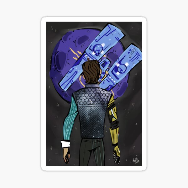 "Rhys the Company Man" Sticker for Sale by memekingarthur | Redbubble