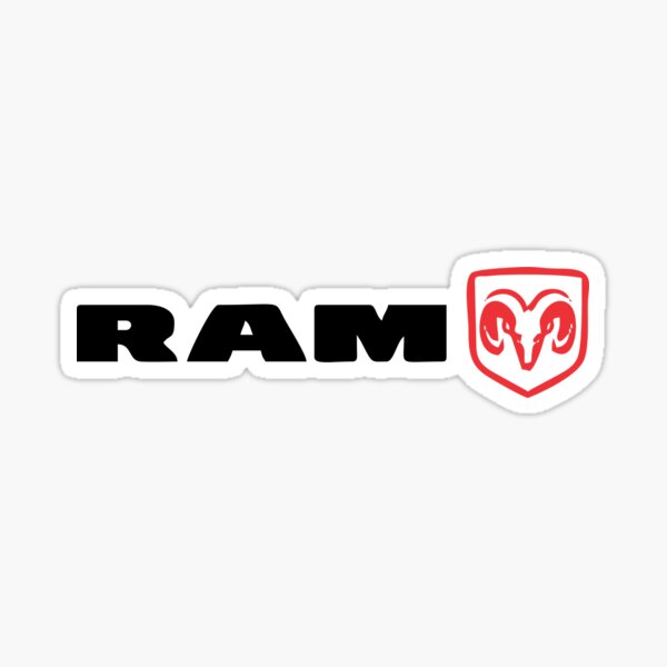 Dodge Ram Stickers | Redbubble