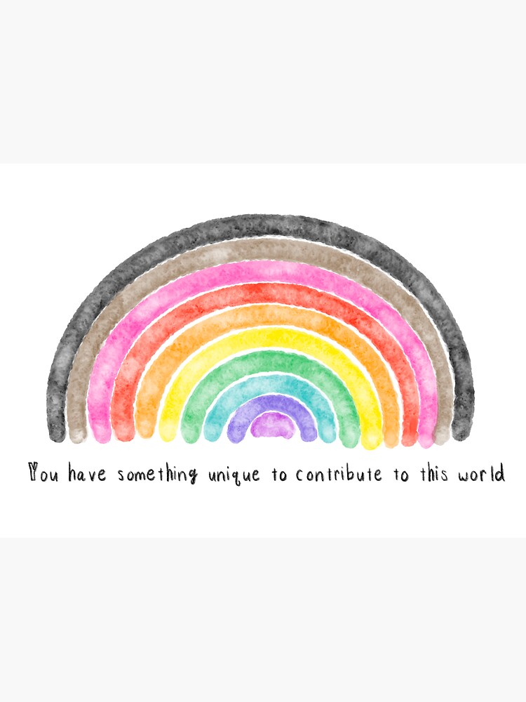 "You have something unique to contribute " Sticker by lovelovelauren ...