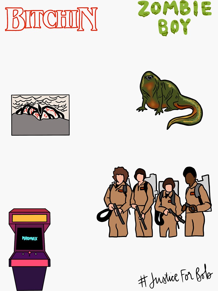Stranger Season 2 Sticker Pack Sticker By Grenellk Redbubble