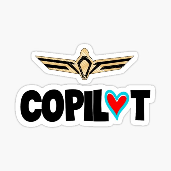 ""Copilot" Aviation Theme T-shirts, Hoodies, Mugs, etc.." Sticker for ...