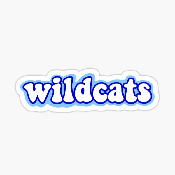"Wildcats" Sticker for Sale by allyspalding | Redbubble
