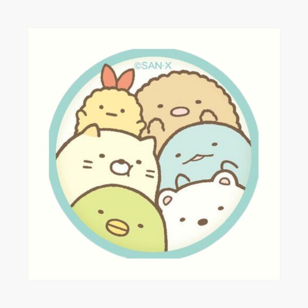 "Sumikko Gurashi 9" Art Print by Hakucat | Redbubble